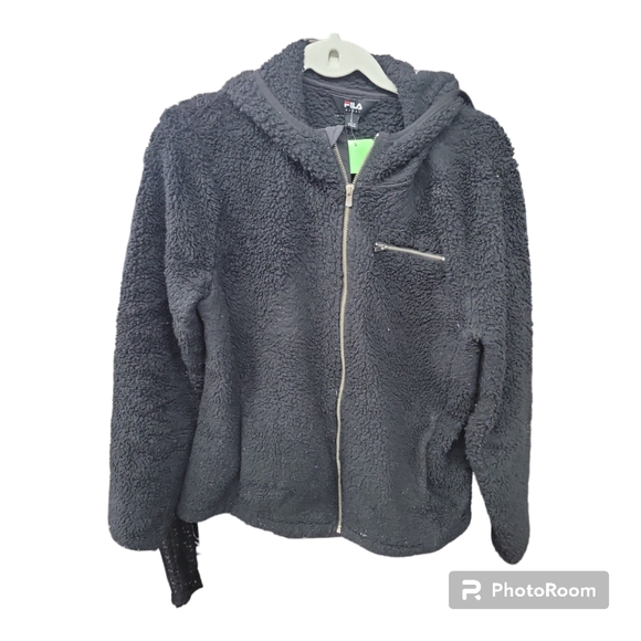 Fila | Jackets & Coats | Fila Faux Fur Zip Up Hooded Jacket | Poshmark